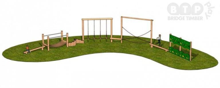 Elephant Trim Trail - Bridge Timber Play
