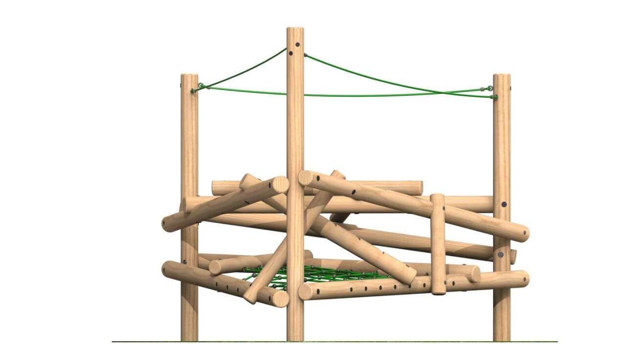 Clamber Stack 2 - Bridge Timber Play